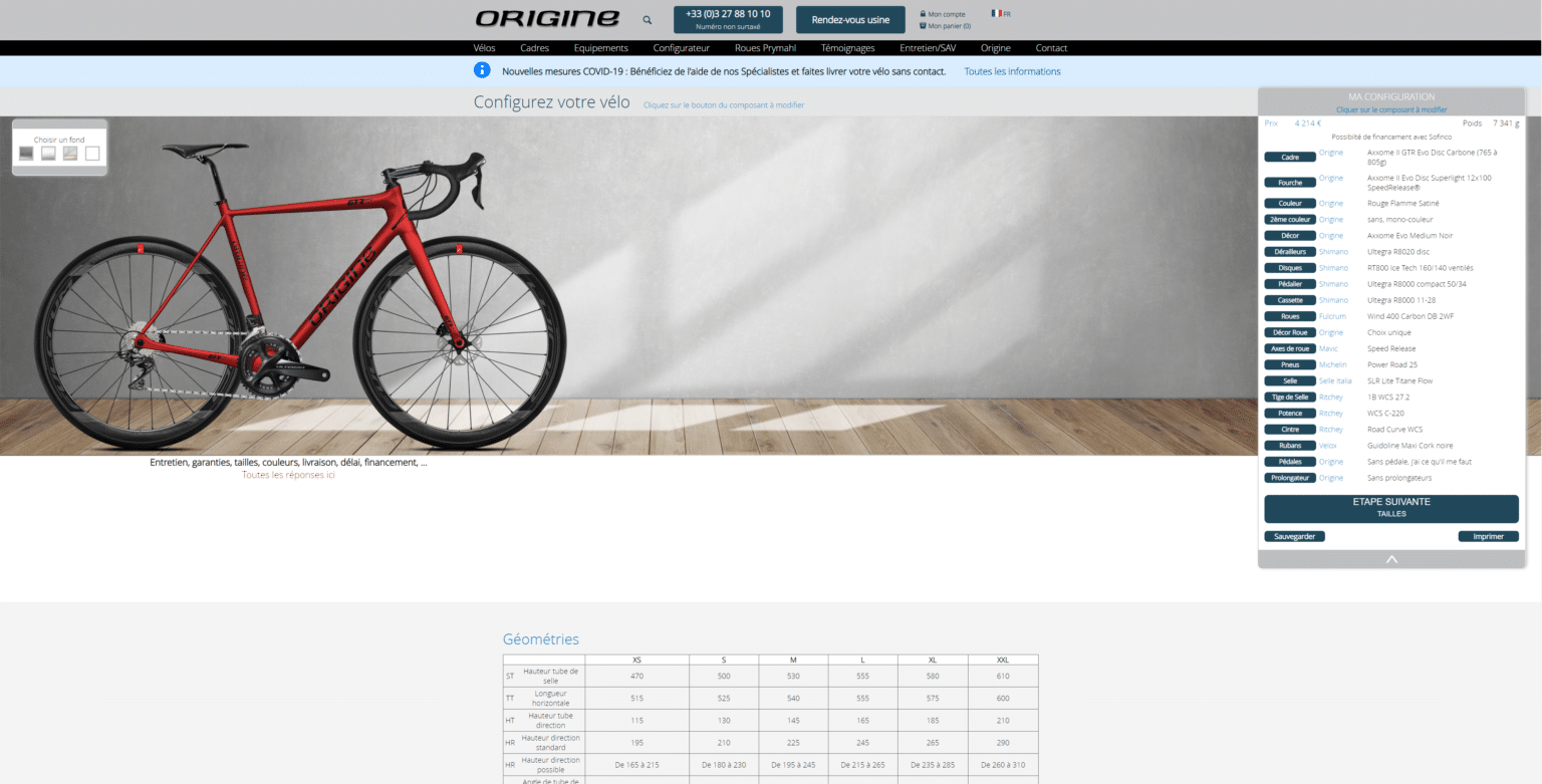 Marque Origine Cycles : Vélos français à la carte!